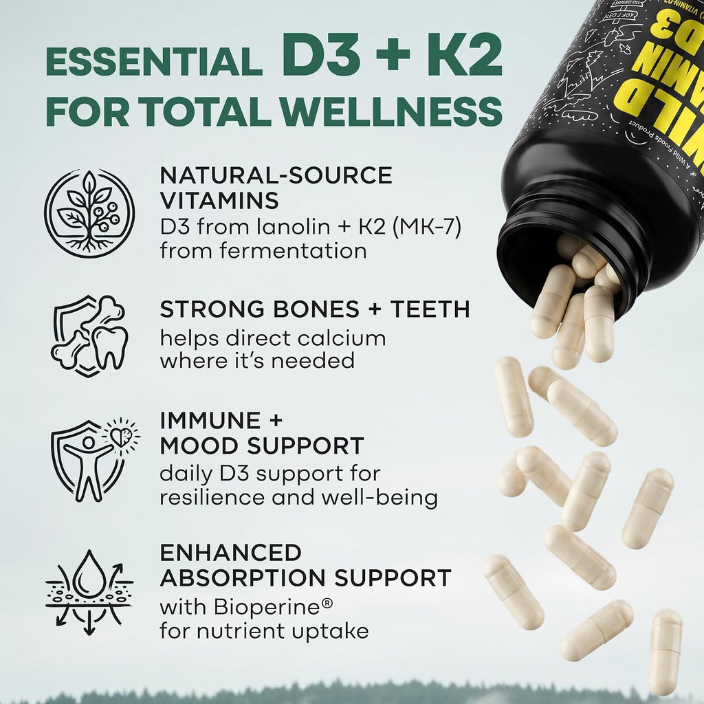 wild foods vitamin d3 5000 iu