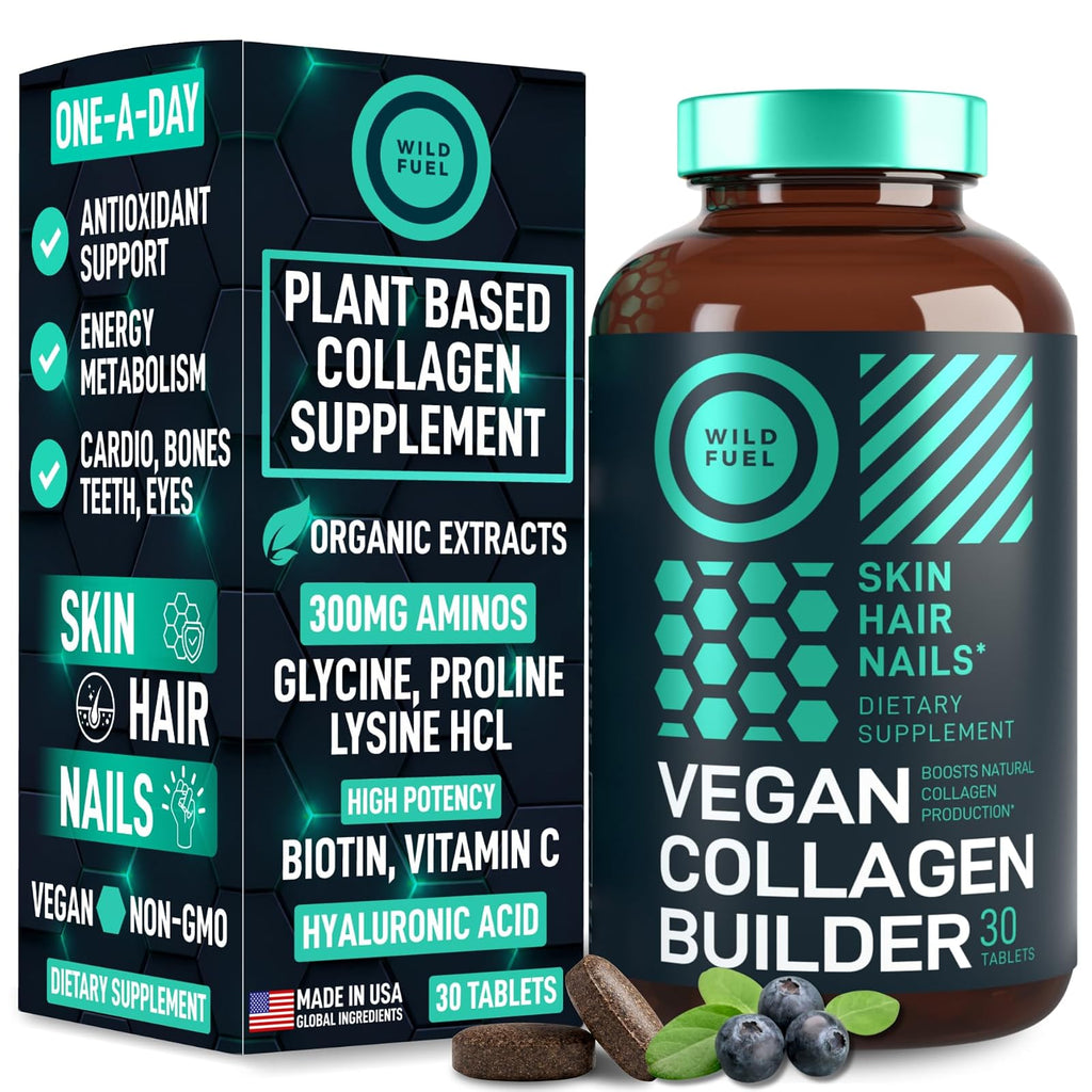 WILD FUEL vegan collagen builder tablets