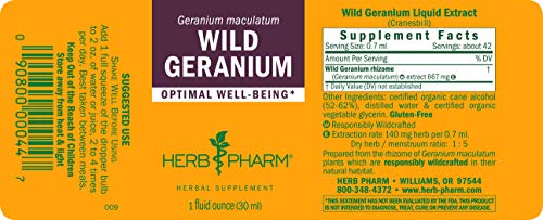 wild geranium extract for vitality