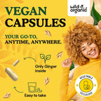 wild ginger root for herbal infusion