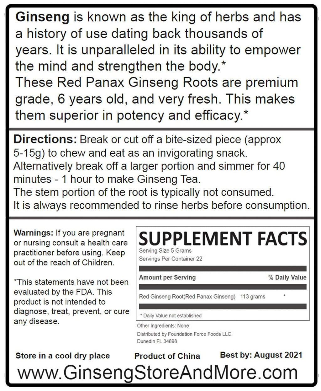 Wild ginseng for enhanced performance