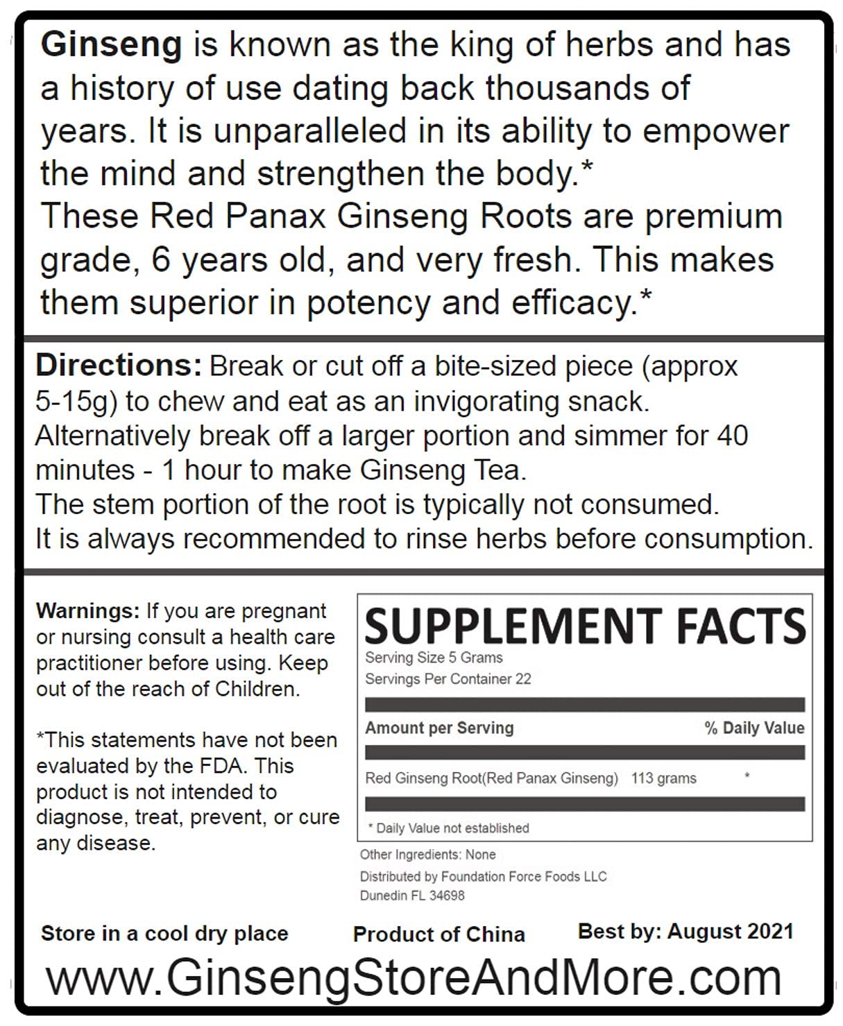 Wild ginseng for enhanced performance