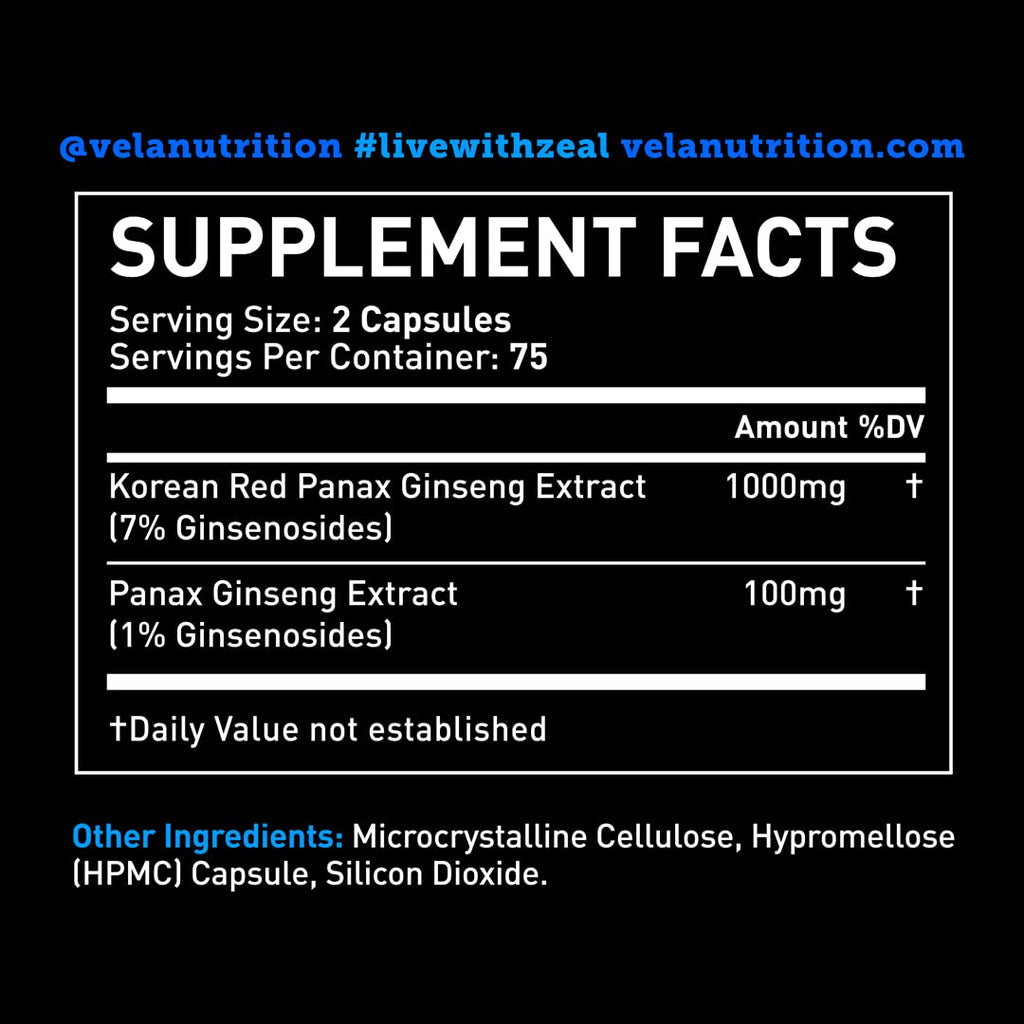 Wild ginseng for enhanced vitality