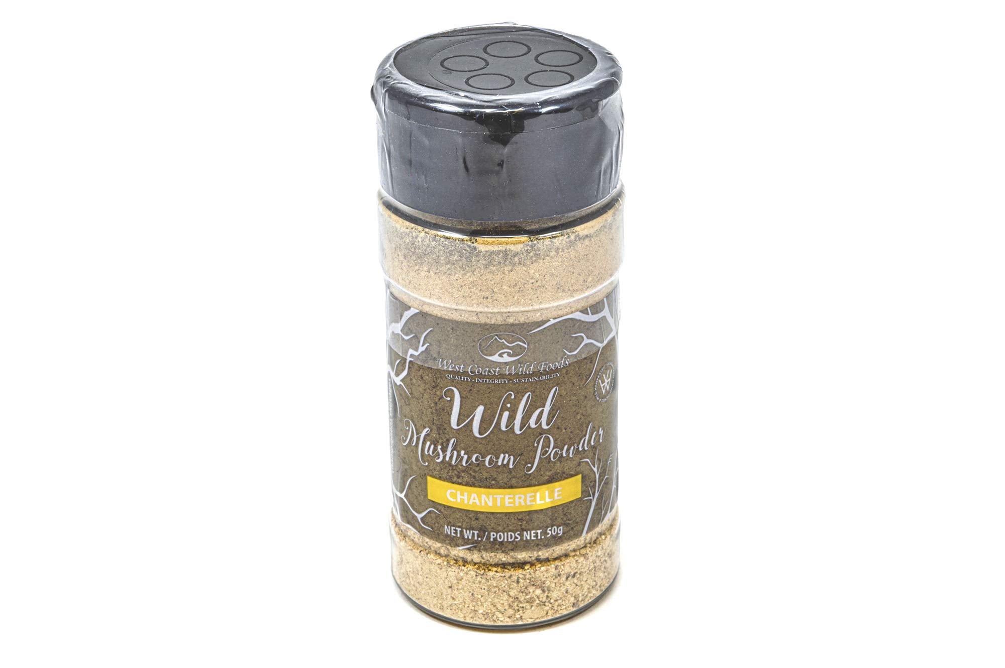 wild golden chanterelle mushroom powder