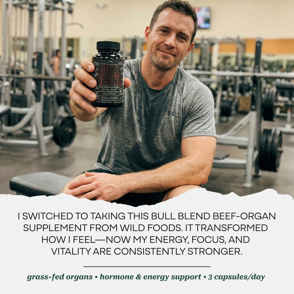 wild grass fed nutrition for men