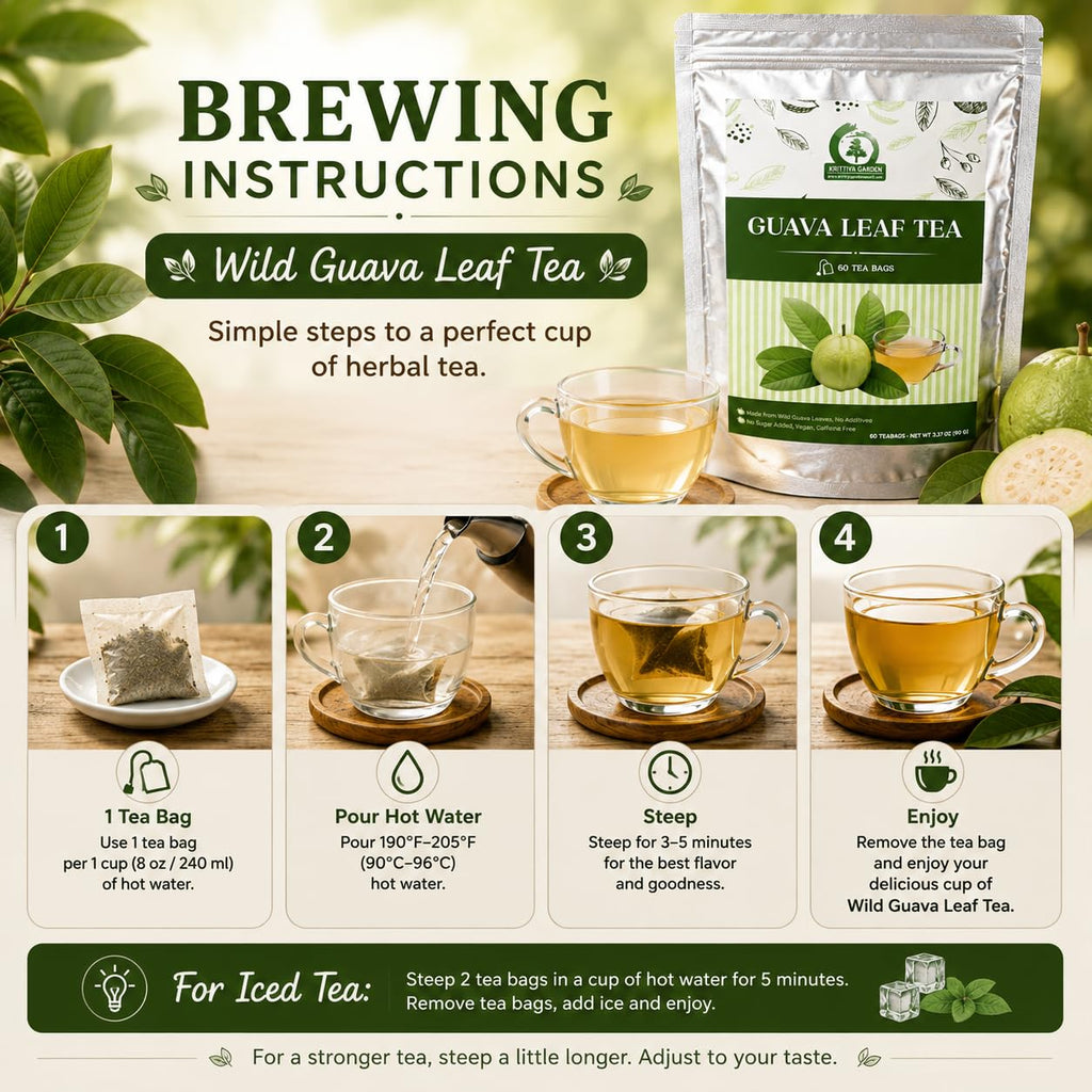 wild guava leaf tea for digestion