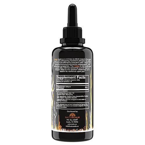 Wild-harvested Chaga mushroom benefits
