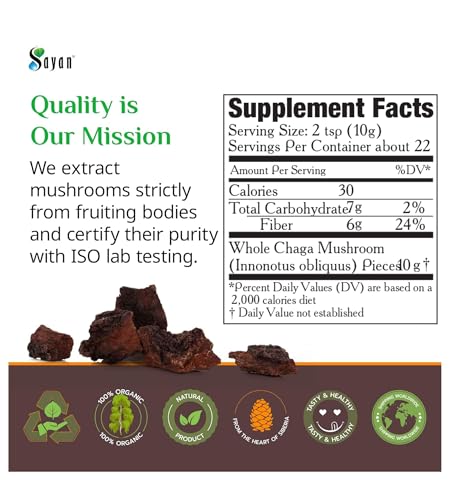 wild-harvested mushrooms for energy