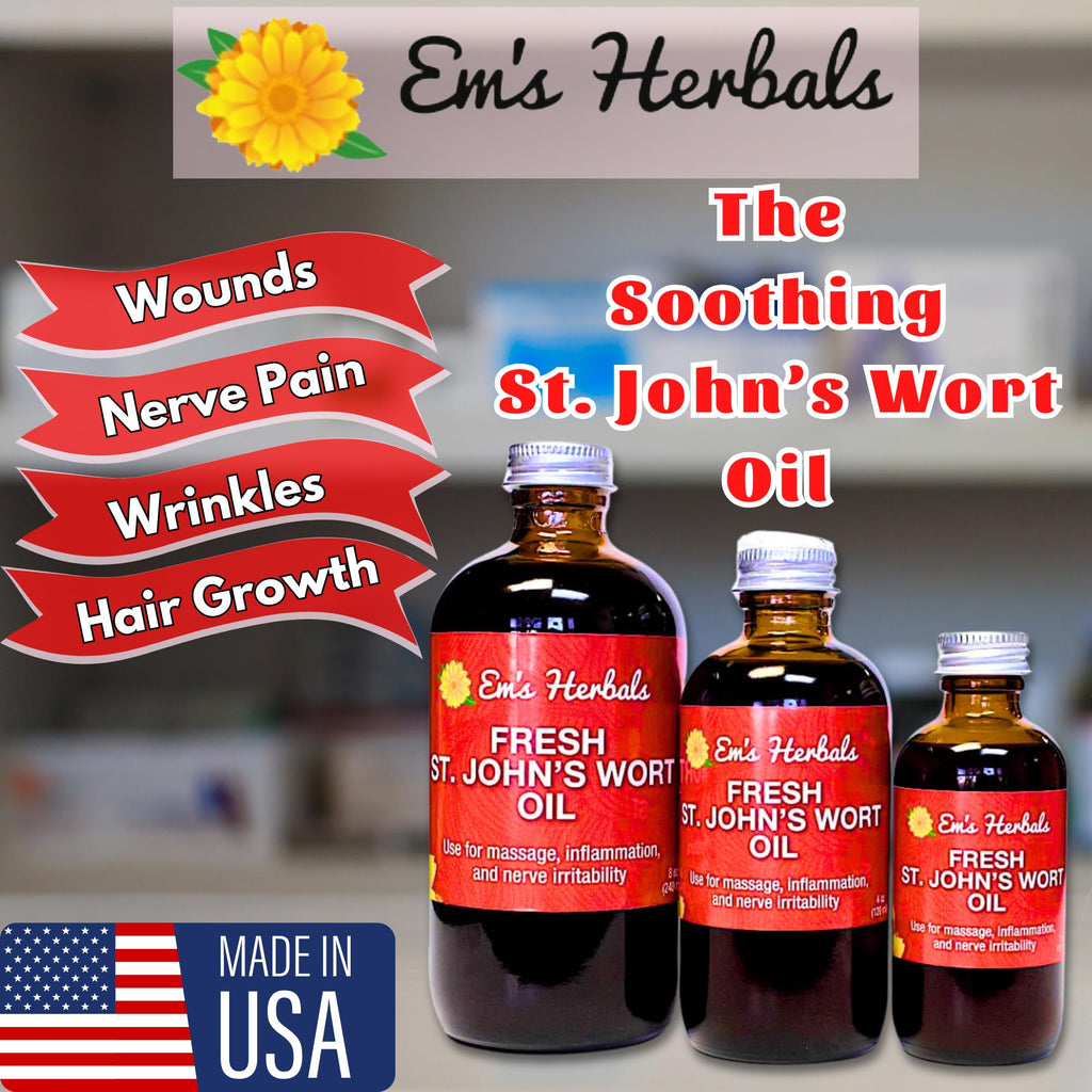 wild harvested st. john's wort oil