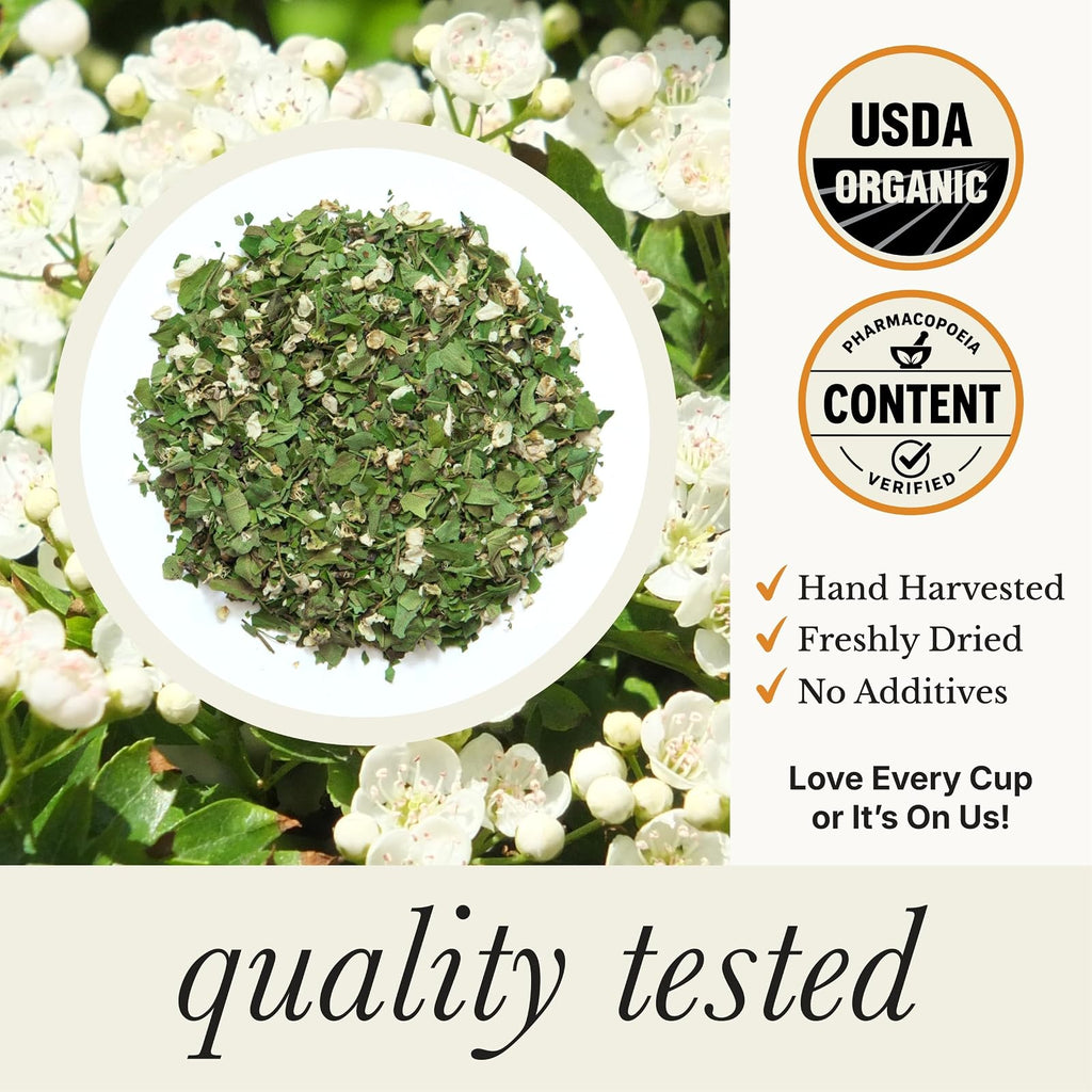 Wild hawthorn flower tea benefits