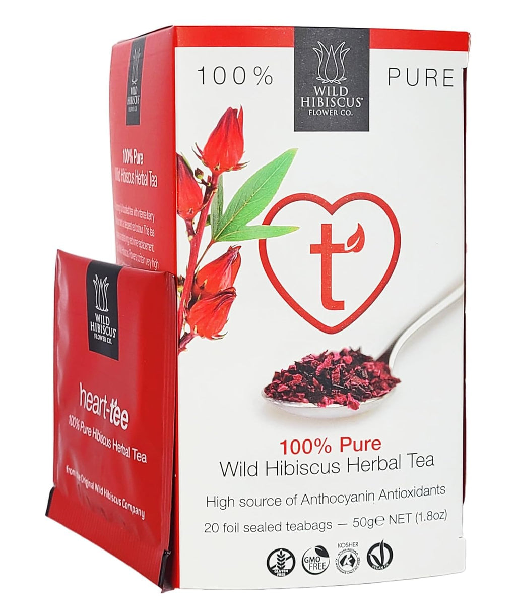 wild hibiscus herbal tea bags