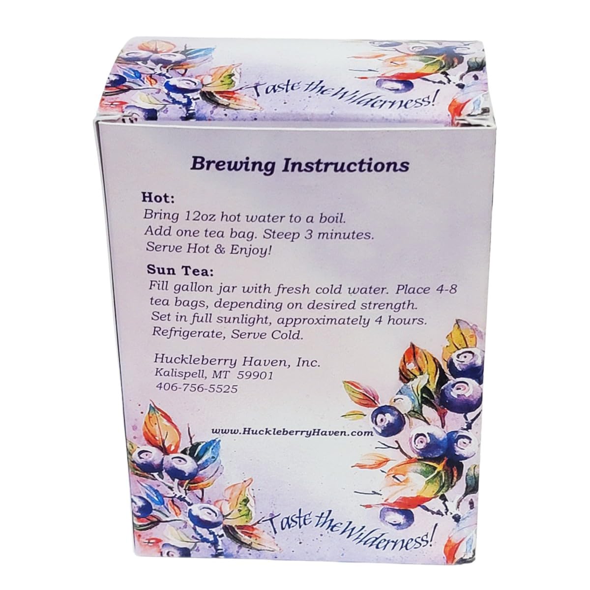 wild huckleberry tea for relaxation