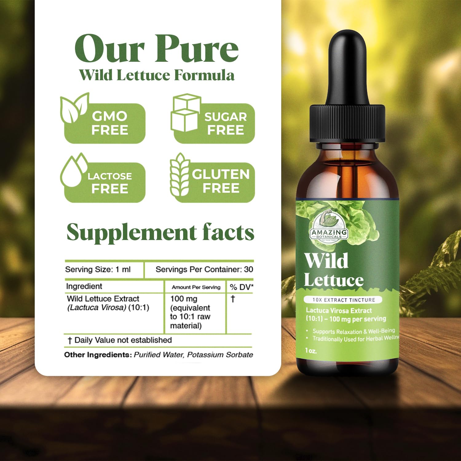 wild lettuce 10X extract benefits