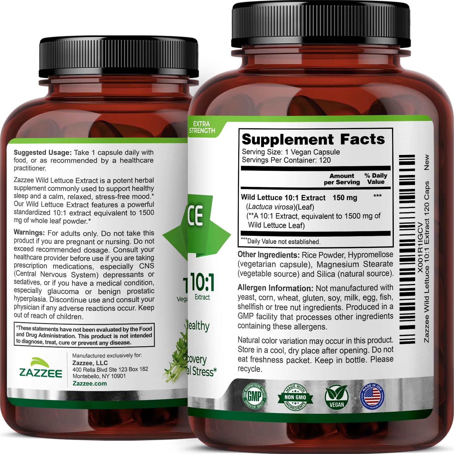 Wild lettuce extract for emotional balance