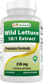 wild lettuce extract for relaxation