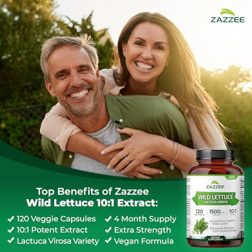 Wild lettuce extract for stress relief
