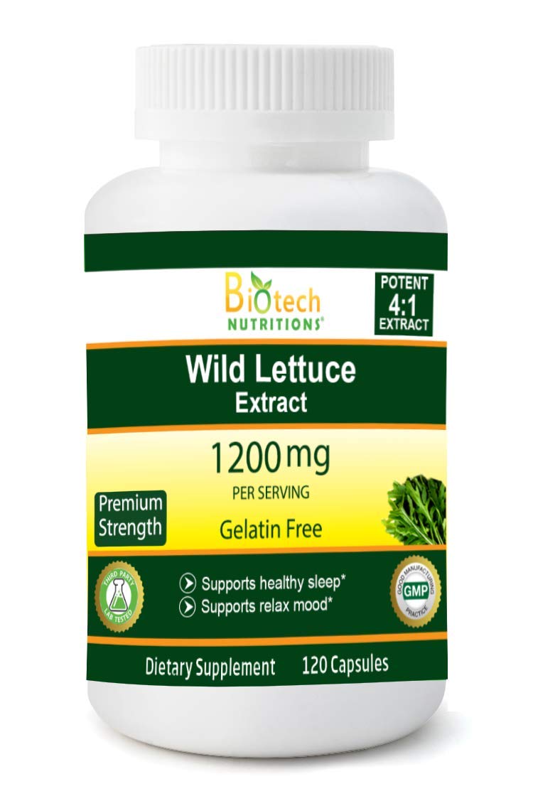 wild lettuce extract vitamin a capsules