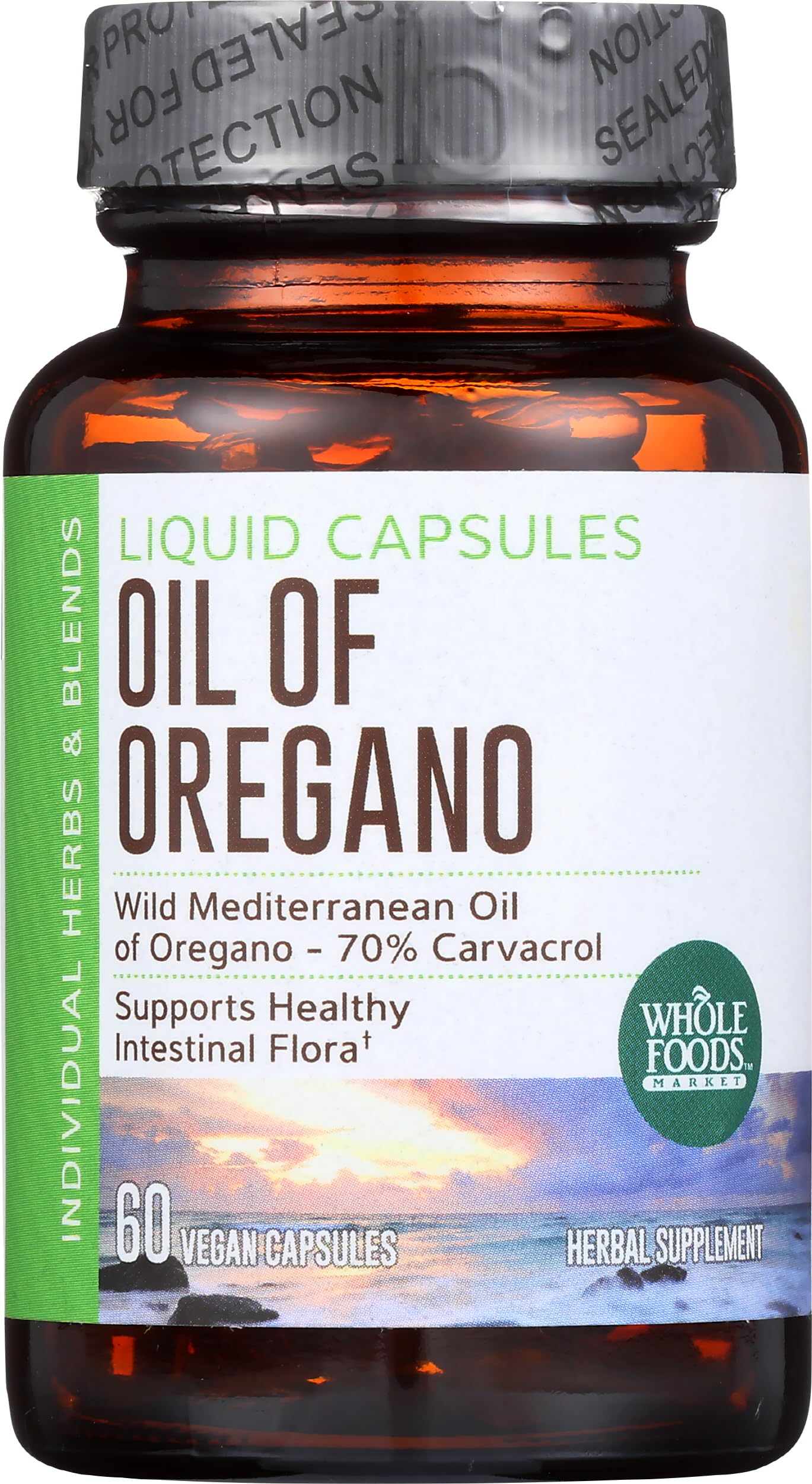 wild Mediterranean oregano oil capsules