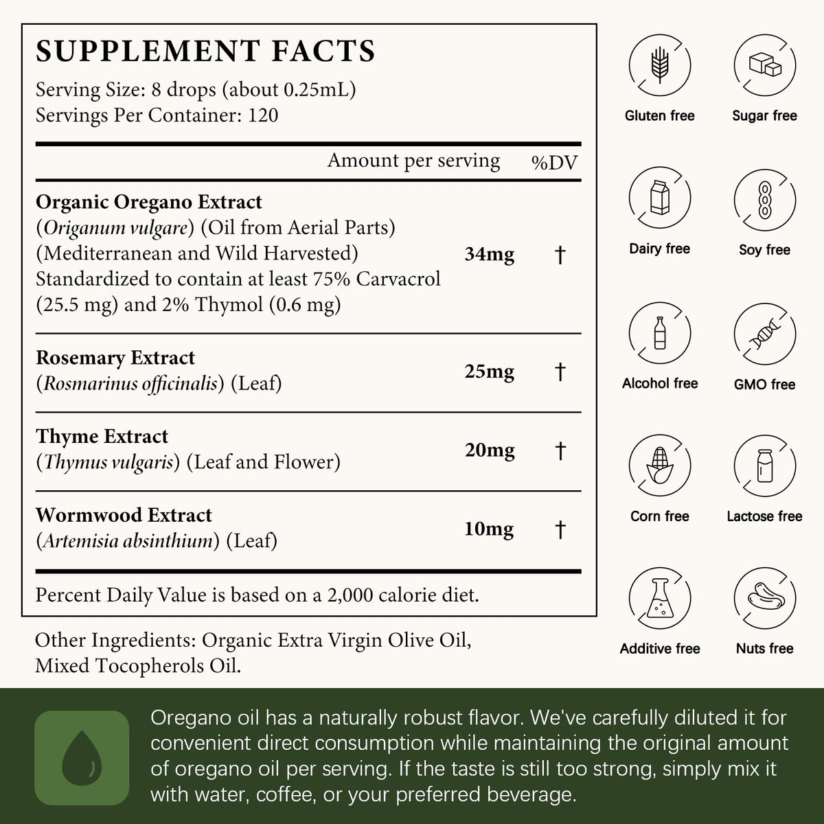 wild Mediterranean oregano oil