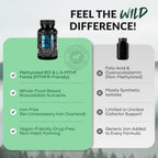 Wild methylated multivitamin for better absorption