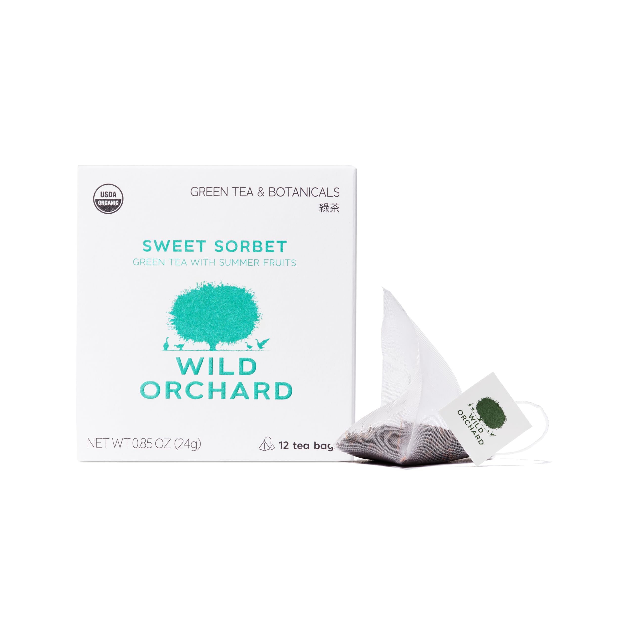 Wild Orchard green tea bags