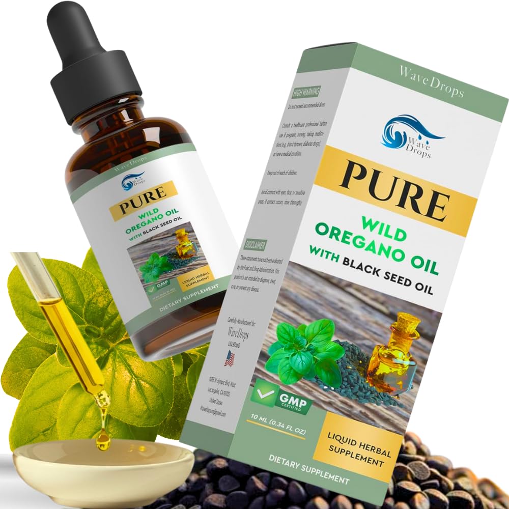 Wild oregano oil drops for immunity