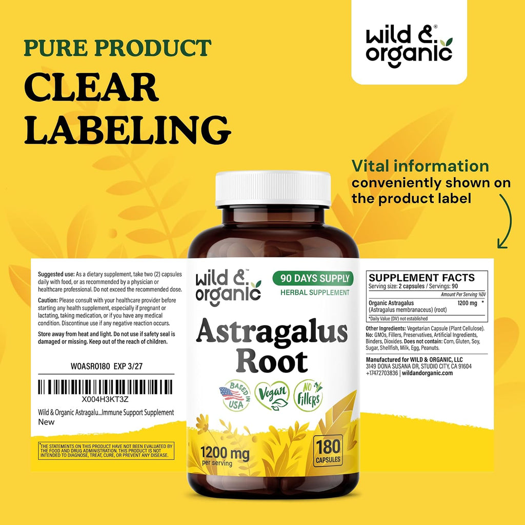 wild organic astragalus for stress relief