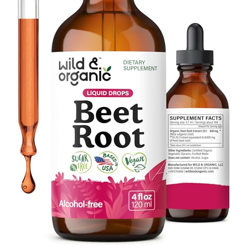 wild organic beet root extract drops