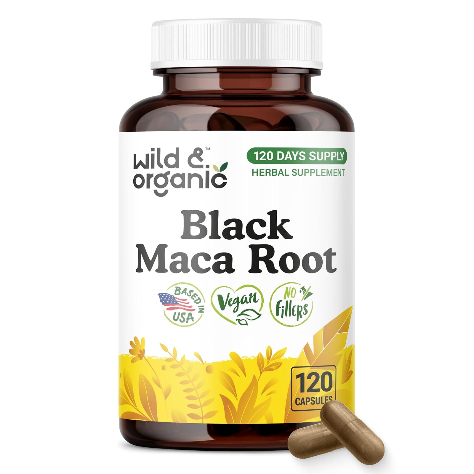 Wild & Organic Black Maca capsules
