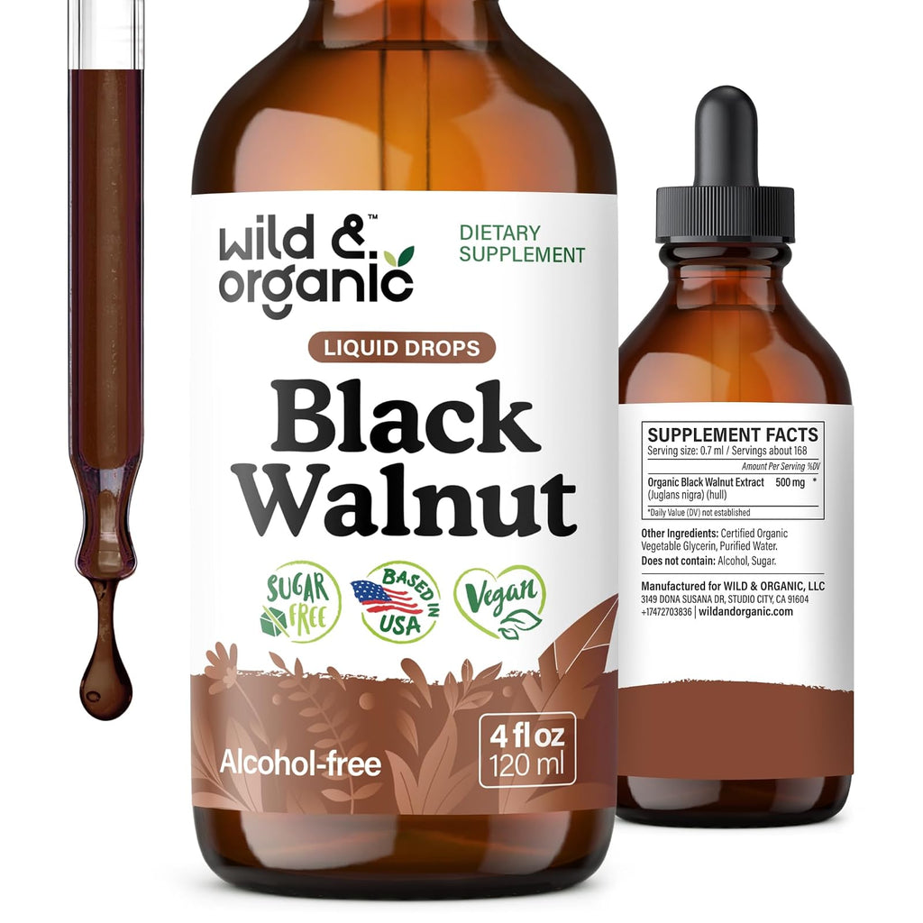 wild organic black walnut hull tincture