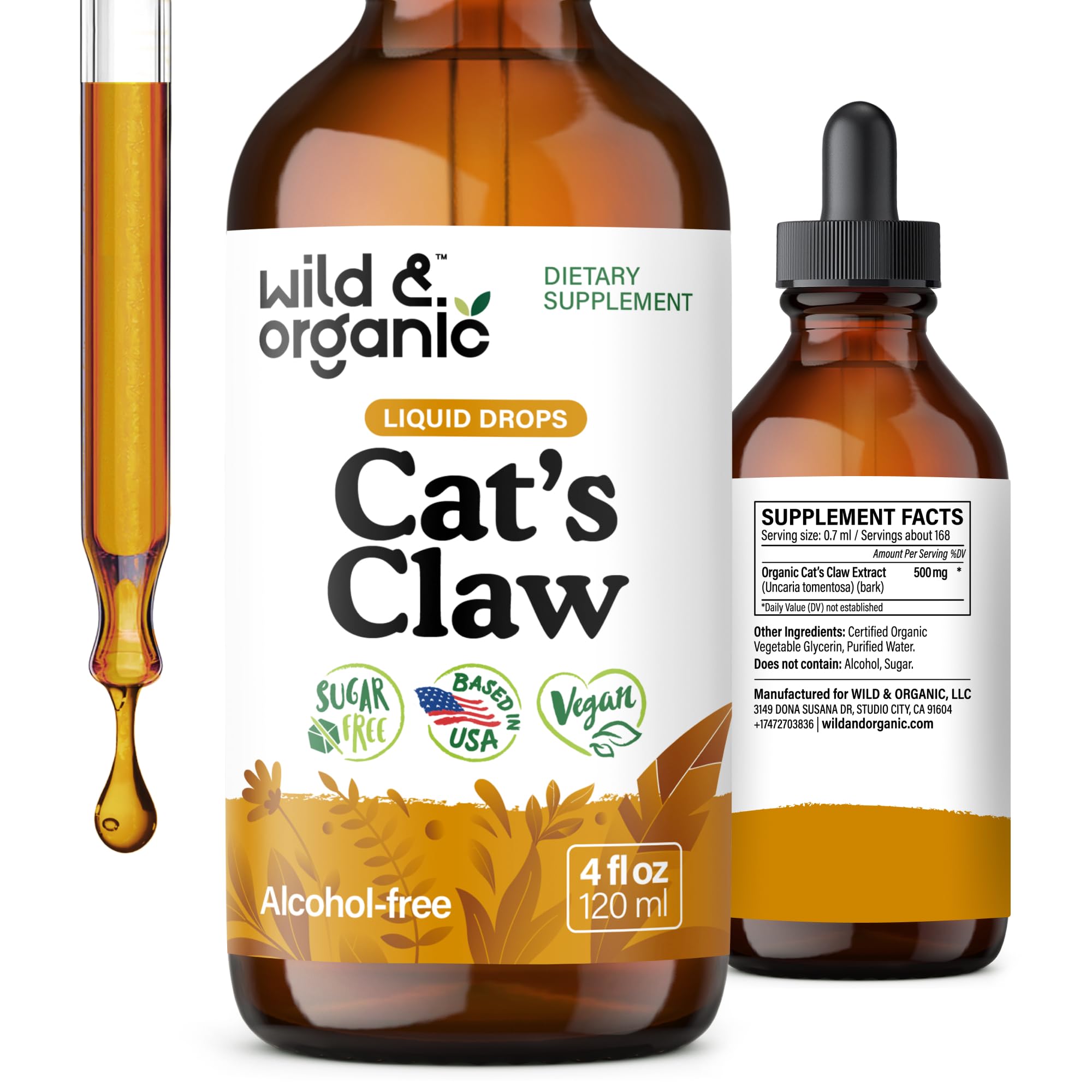 Wild & Organic Cats Claw tincture
