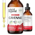 Wild & Organic cayenne pepper drops for cooking