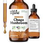 wild organic chaga mushroom supplement