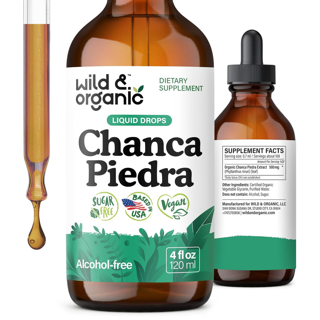 Wild & Organic Chanca Piedra detox drops