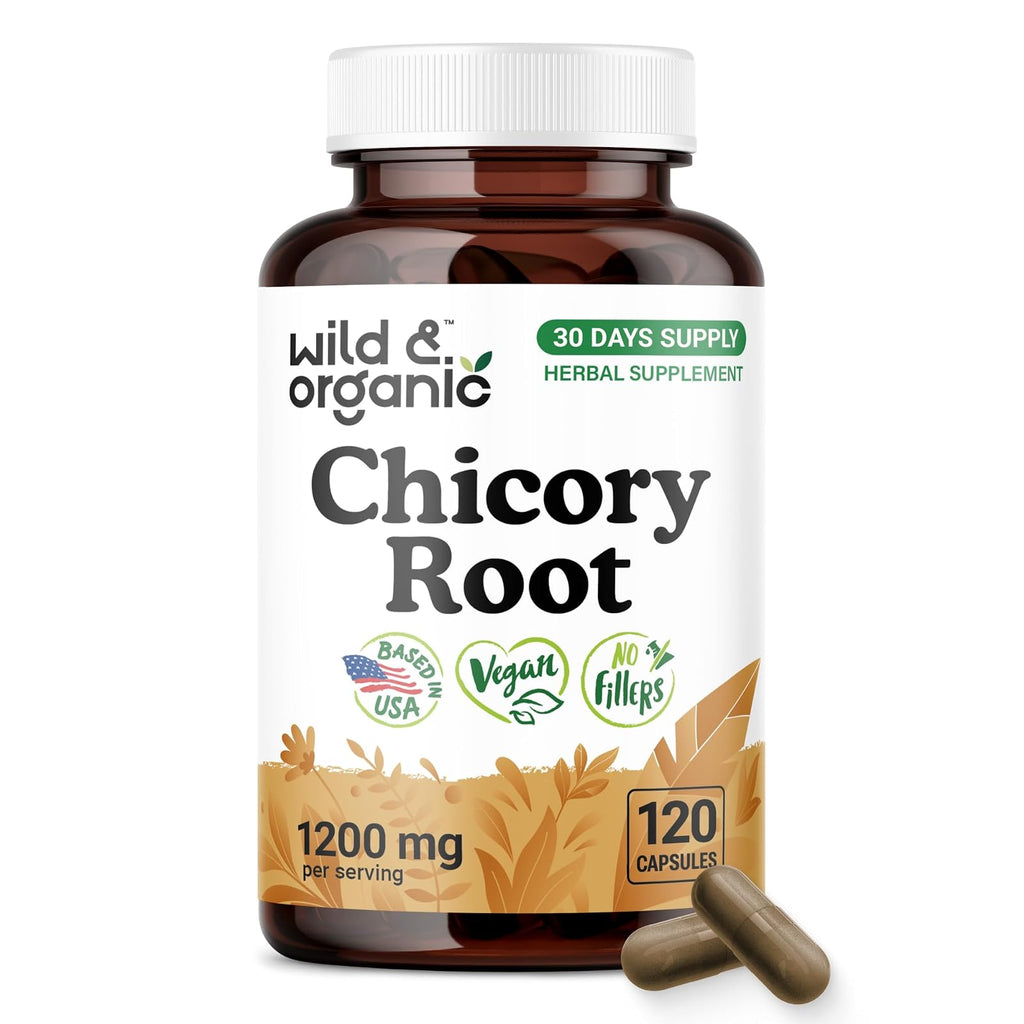 Wild & Organic chicory root capsules