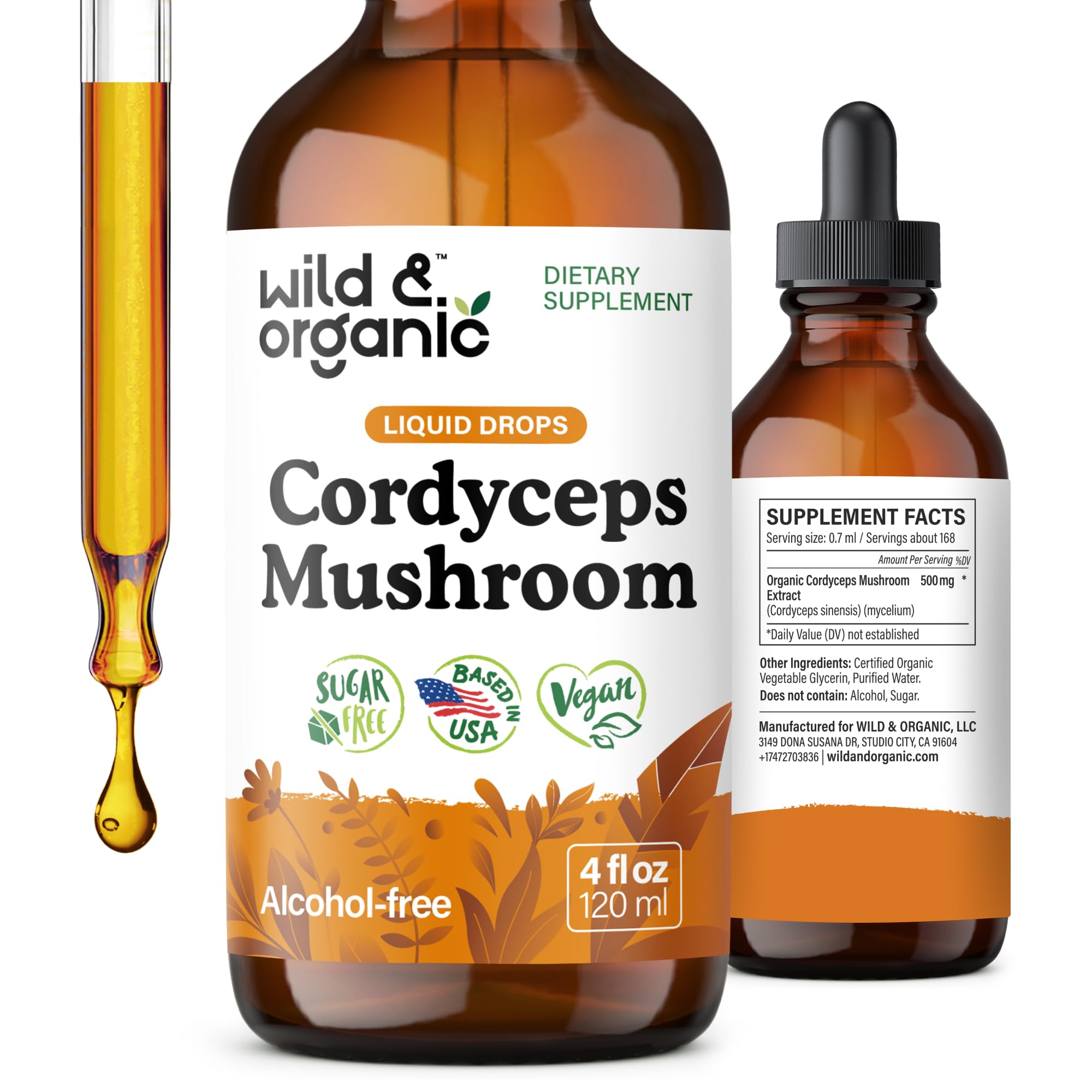 Wild & Organic cordyceps capsules