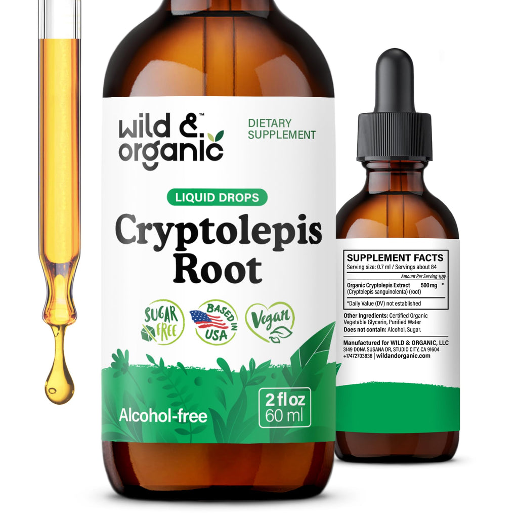 Wild & Organic Cryptolepis Sanguinolenta Tincture