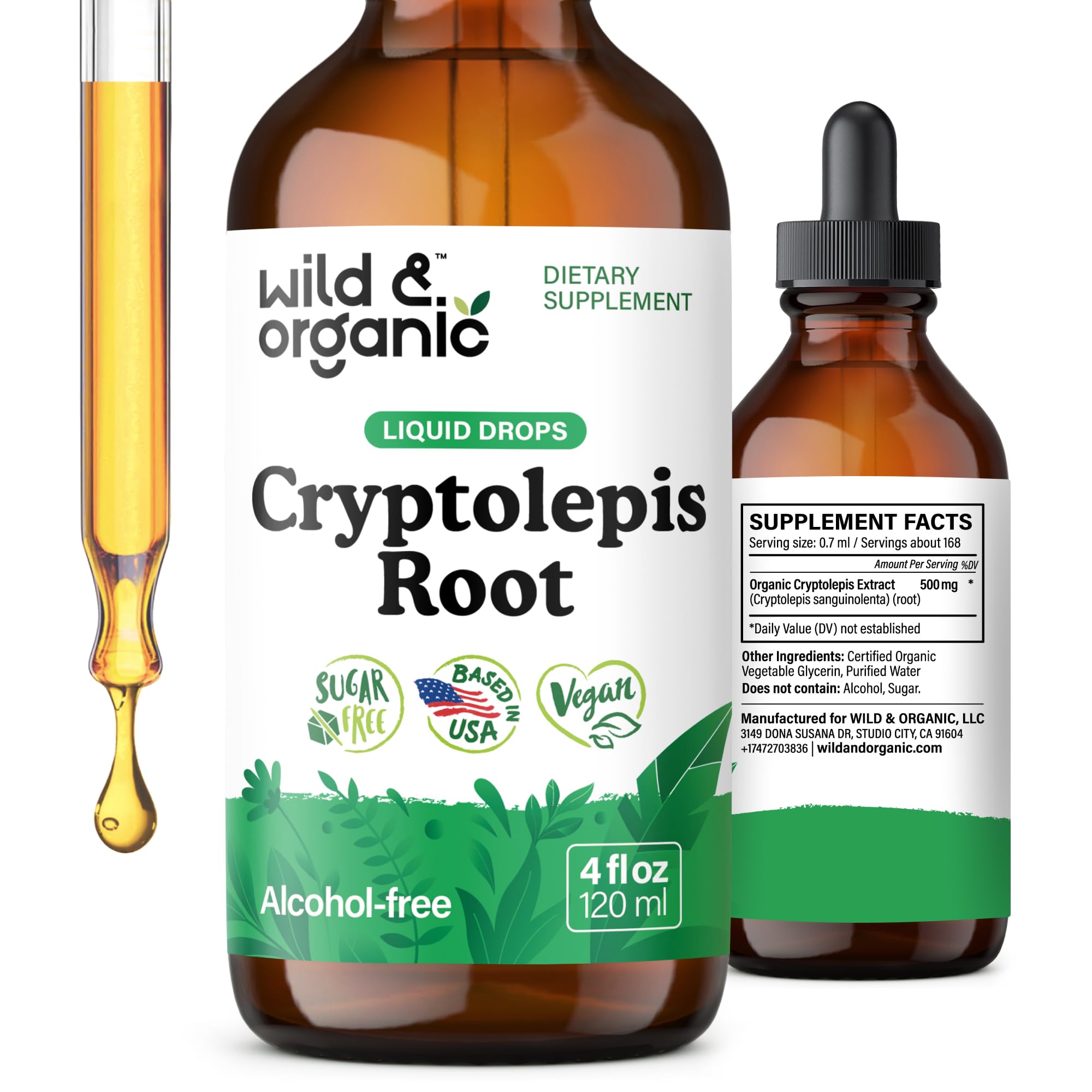 Wild & Organic Cryptolepis Tincture for detox