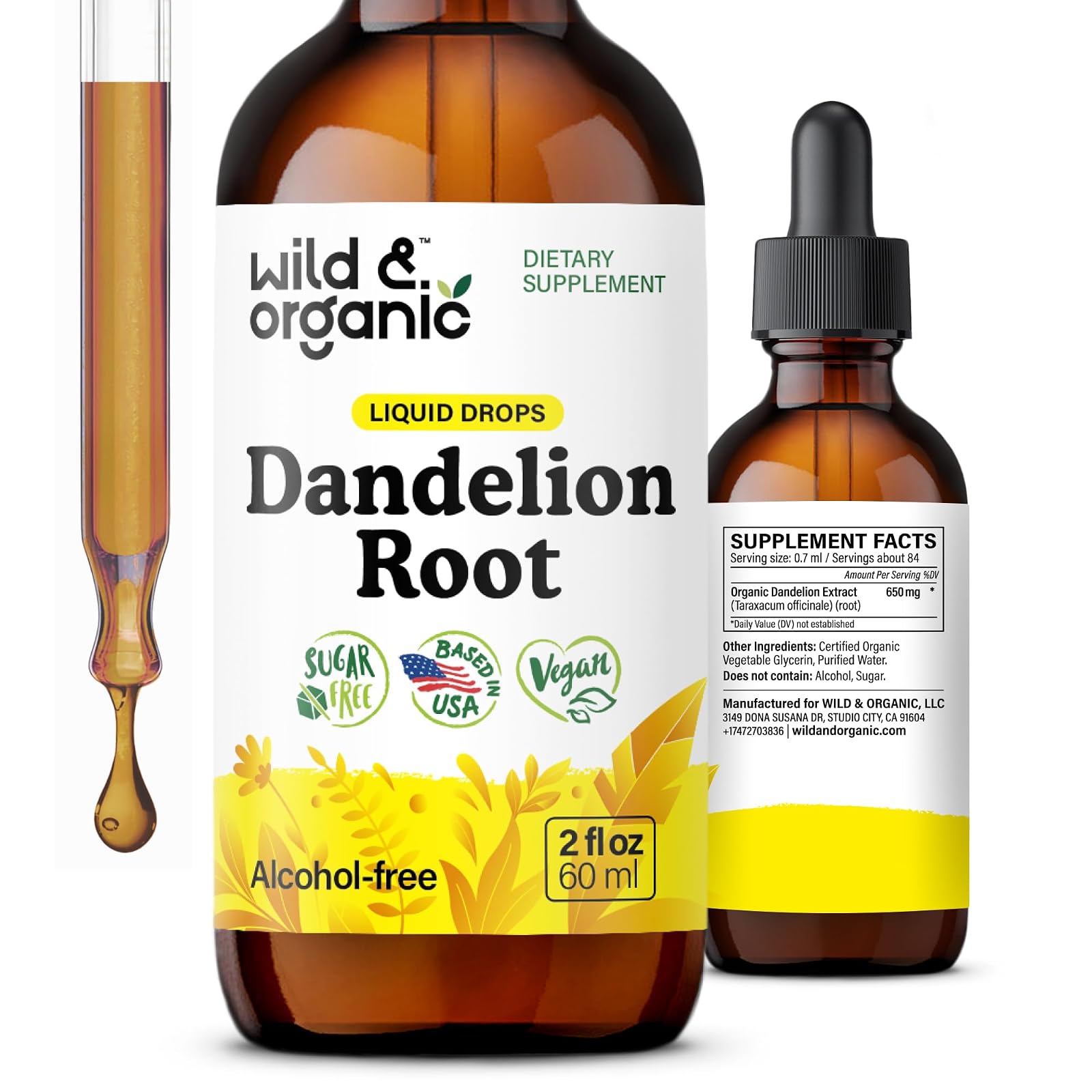 wild organic dandelion root detox