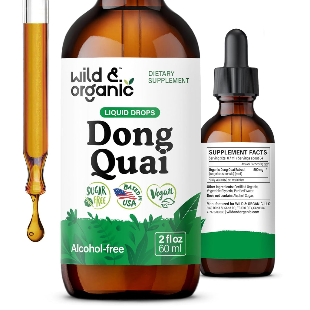 Wild & Organic Dong Quai tincture benefits