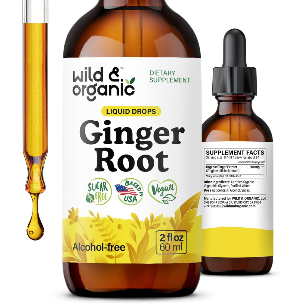 wild organic ginger extract drops