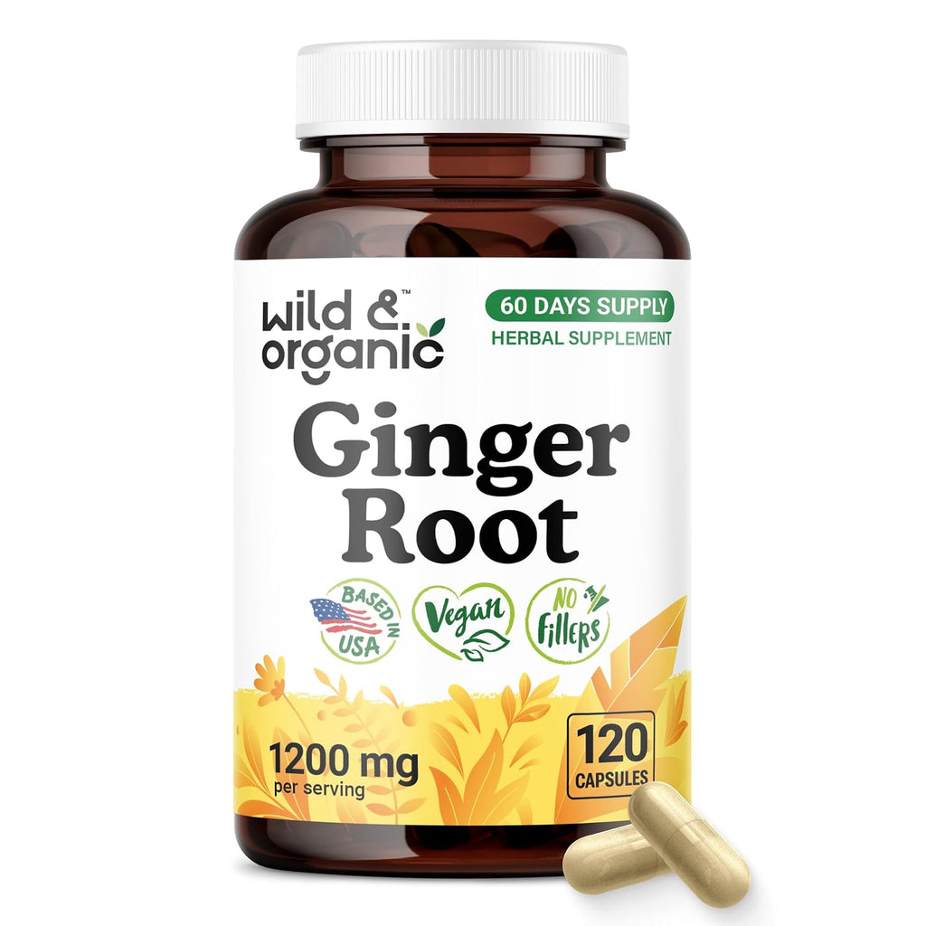 wild organic ginger root capsules