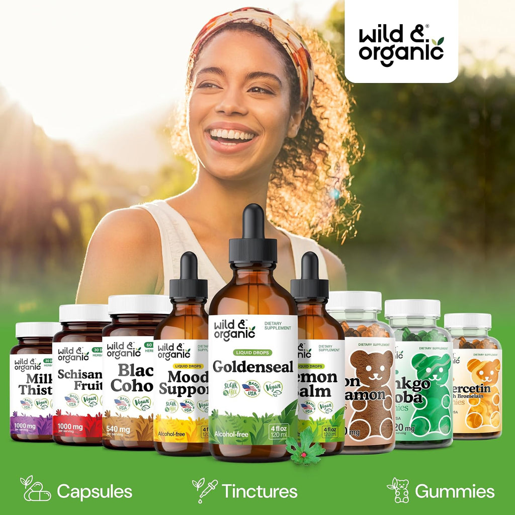 Wild & Organic Goldenseal tincture usage