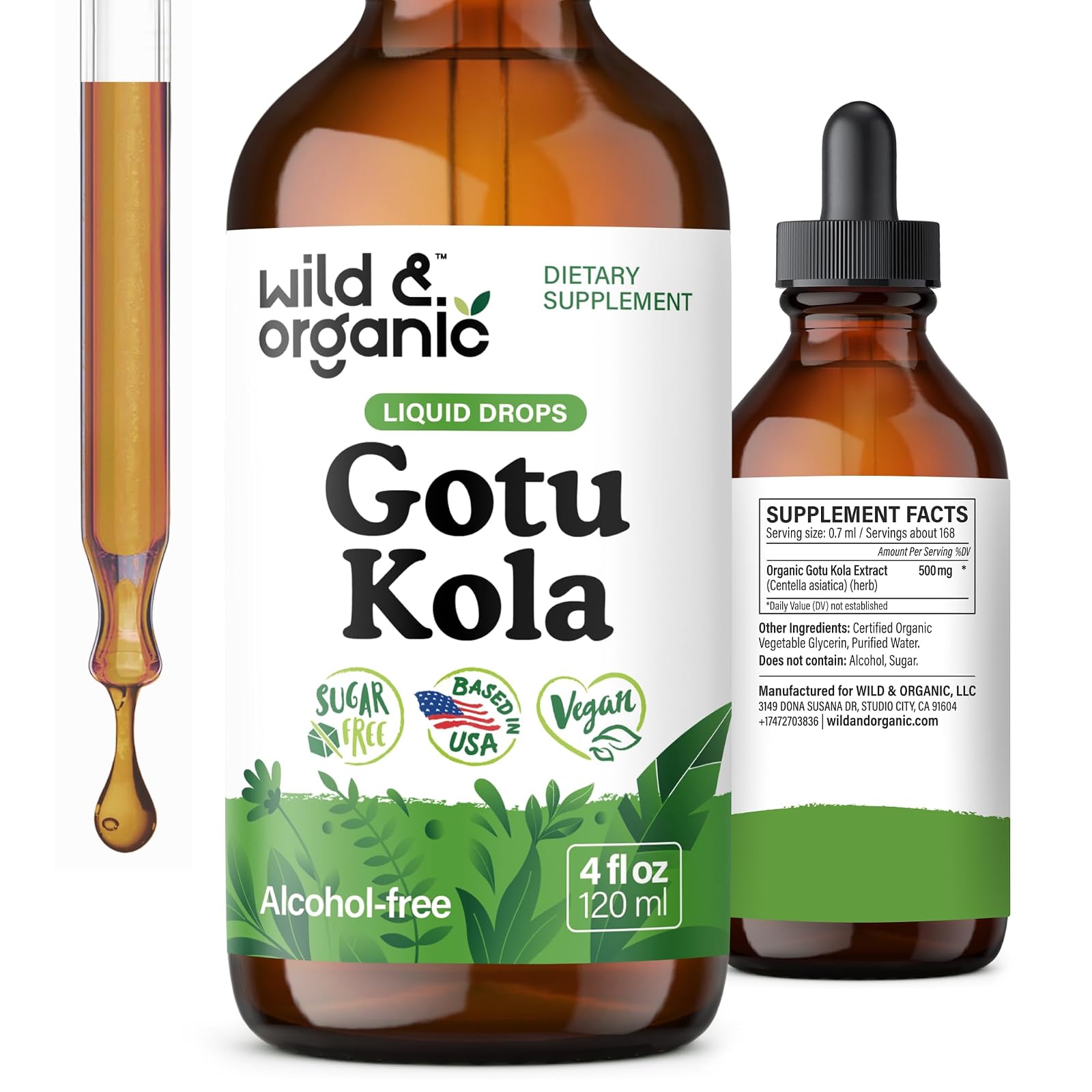 Wild & Organic Gotu Kola extract