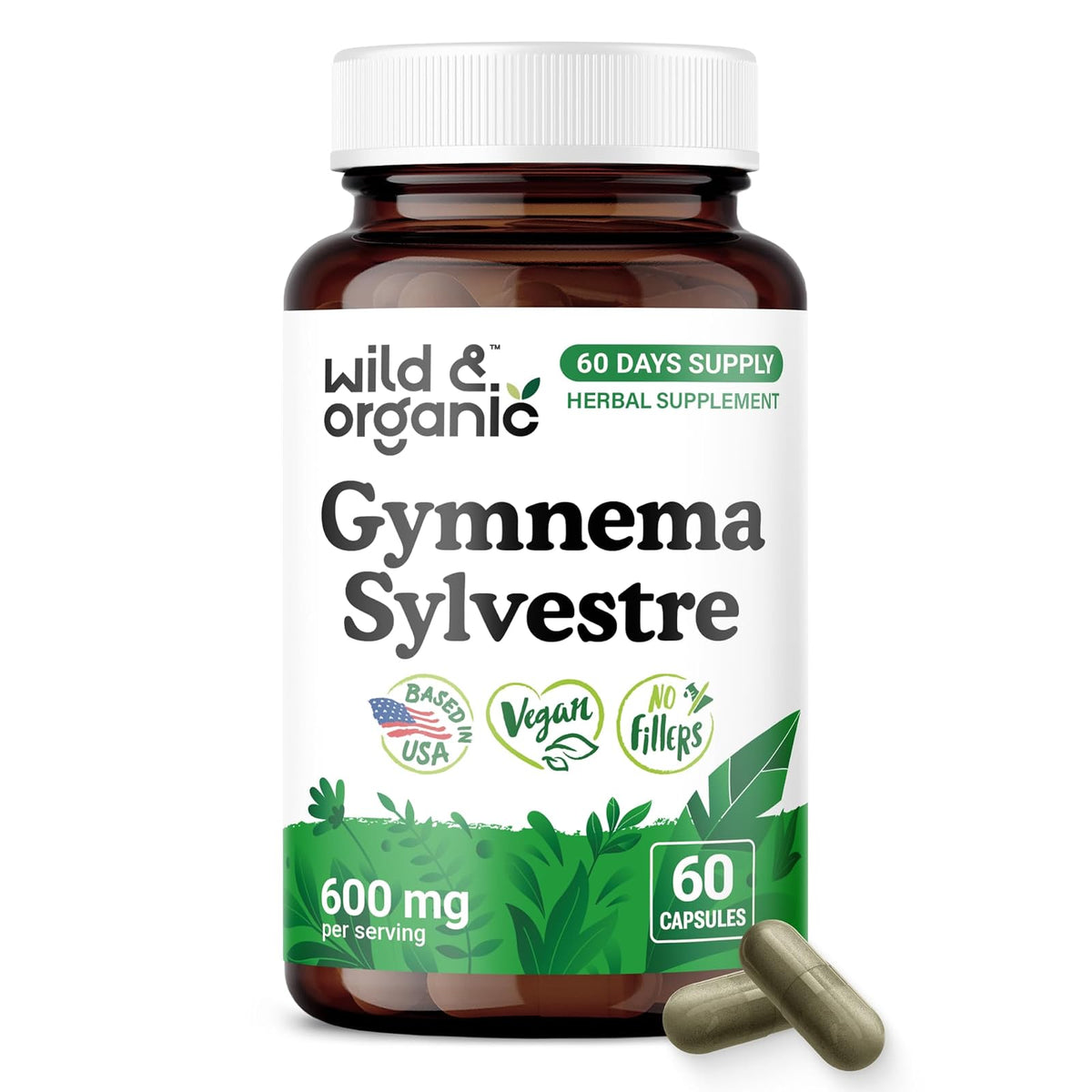 Wild & Organic Gymnema Sylvestre capsules