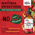 wild organic hawthorn berry tincture 4 oz