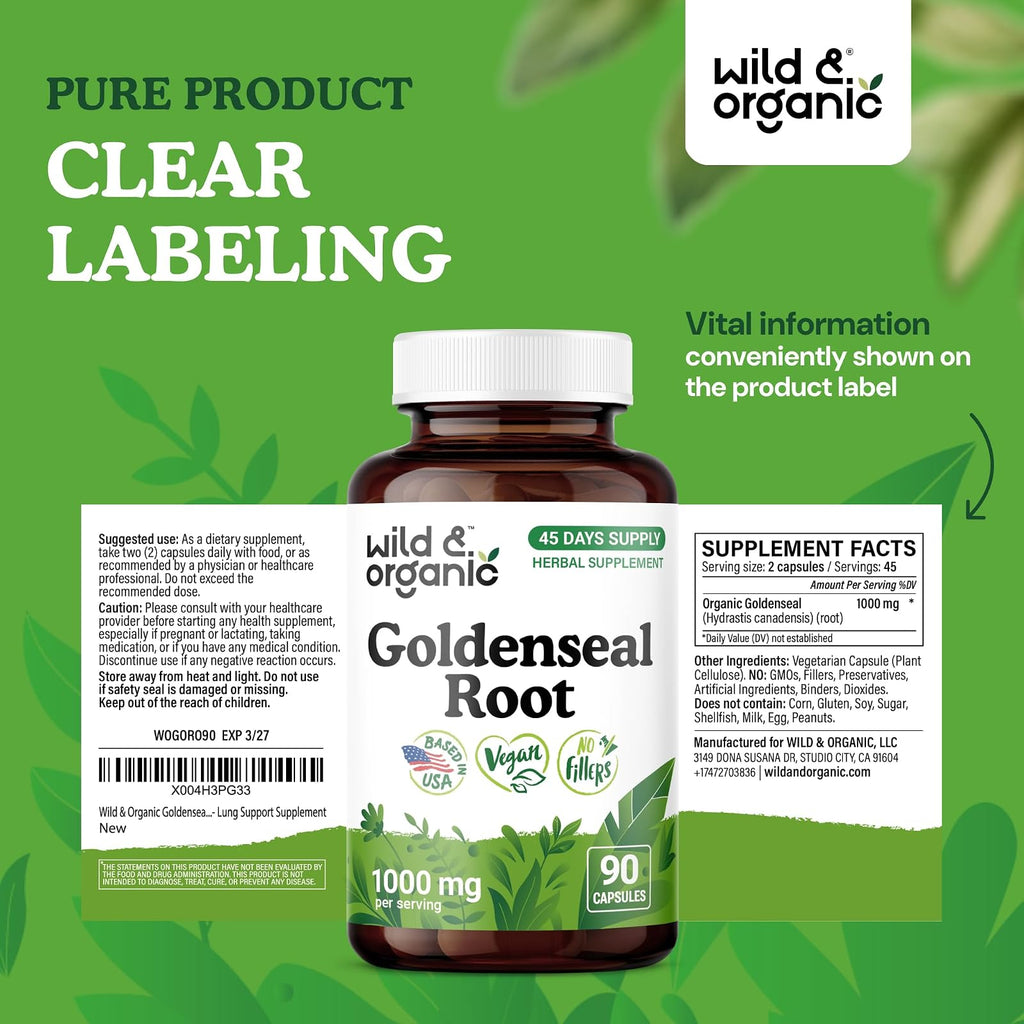 Wild & Organic herbal health benefits