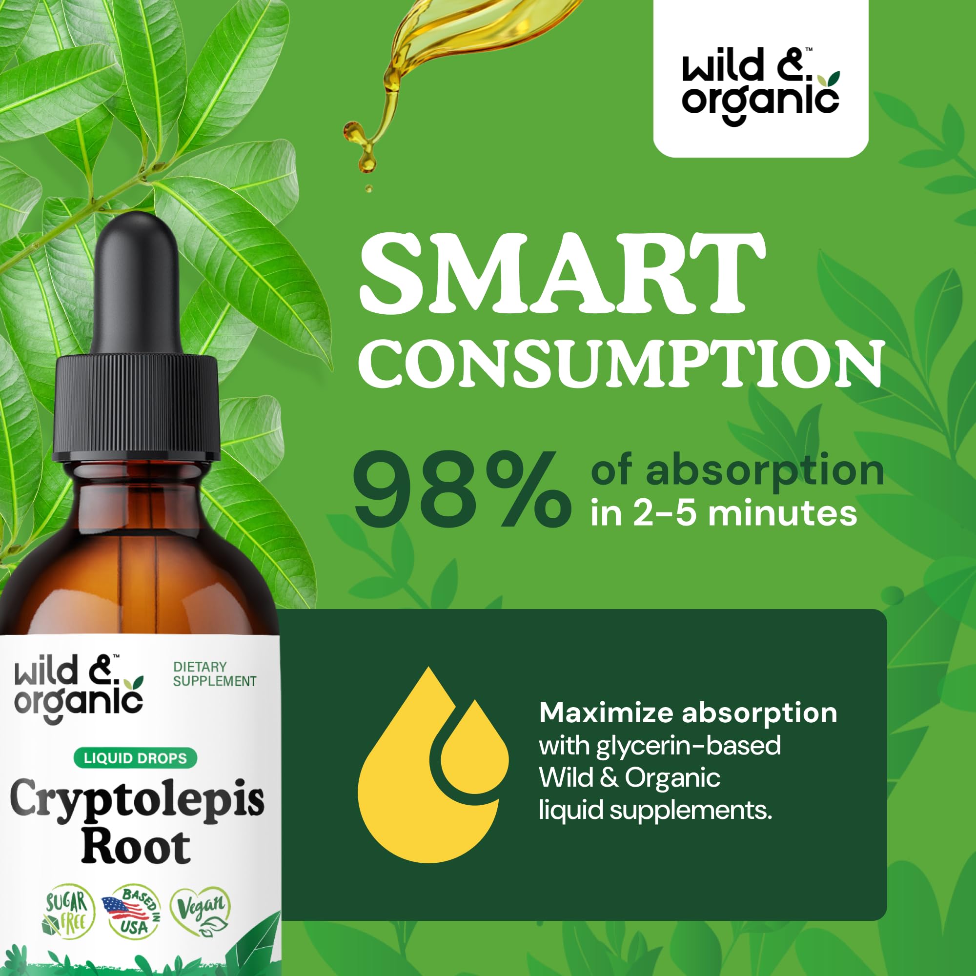 Wild & Organic herbal tincture benefits