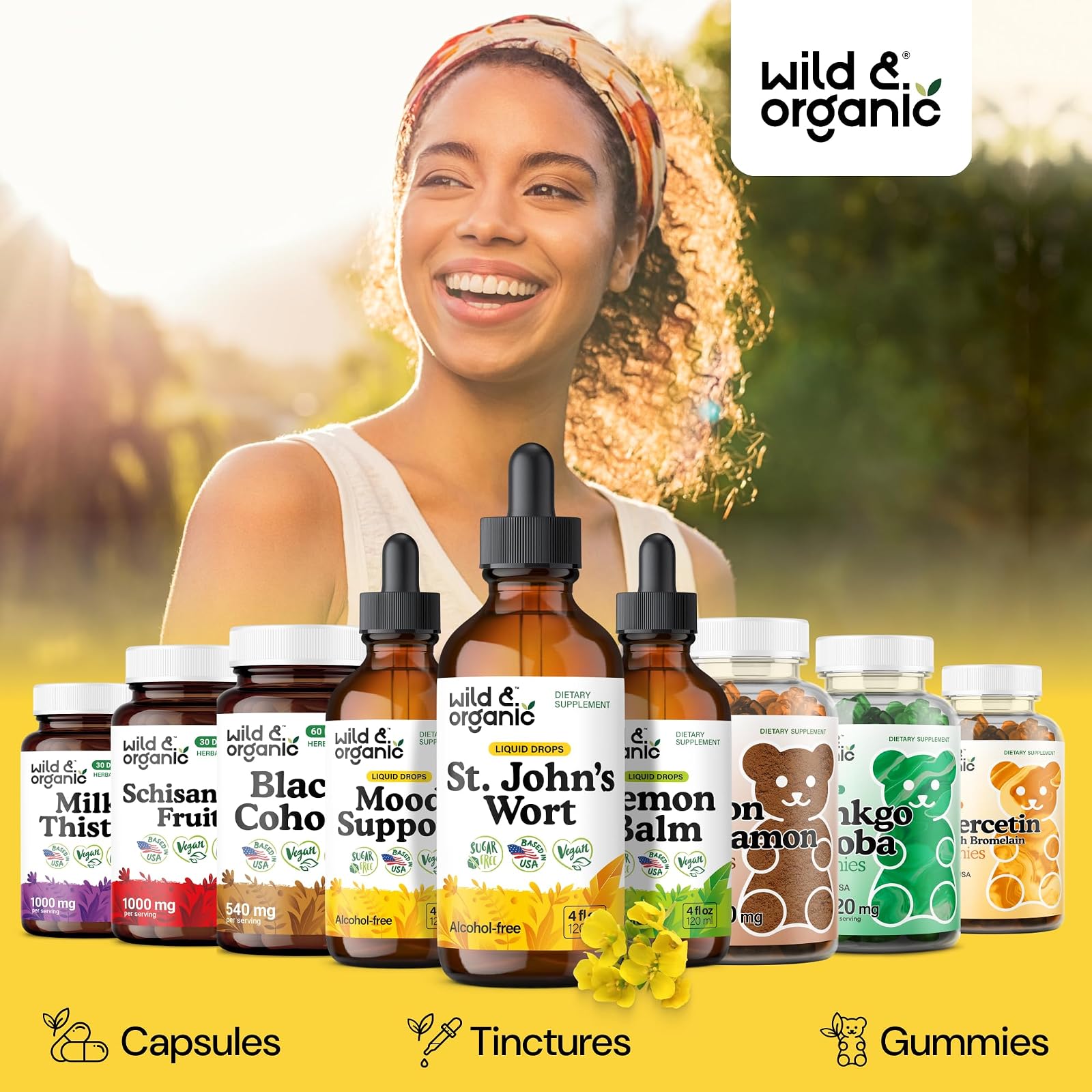 Wild & Organic herbal tincture for wellness