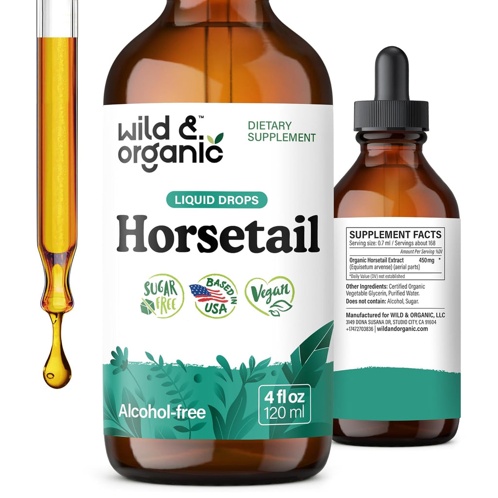 wild organic horsetail herb tincture benefits